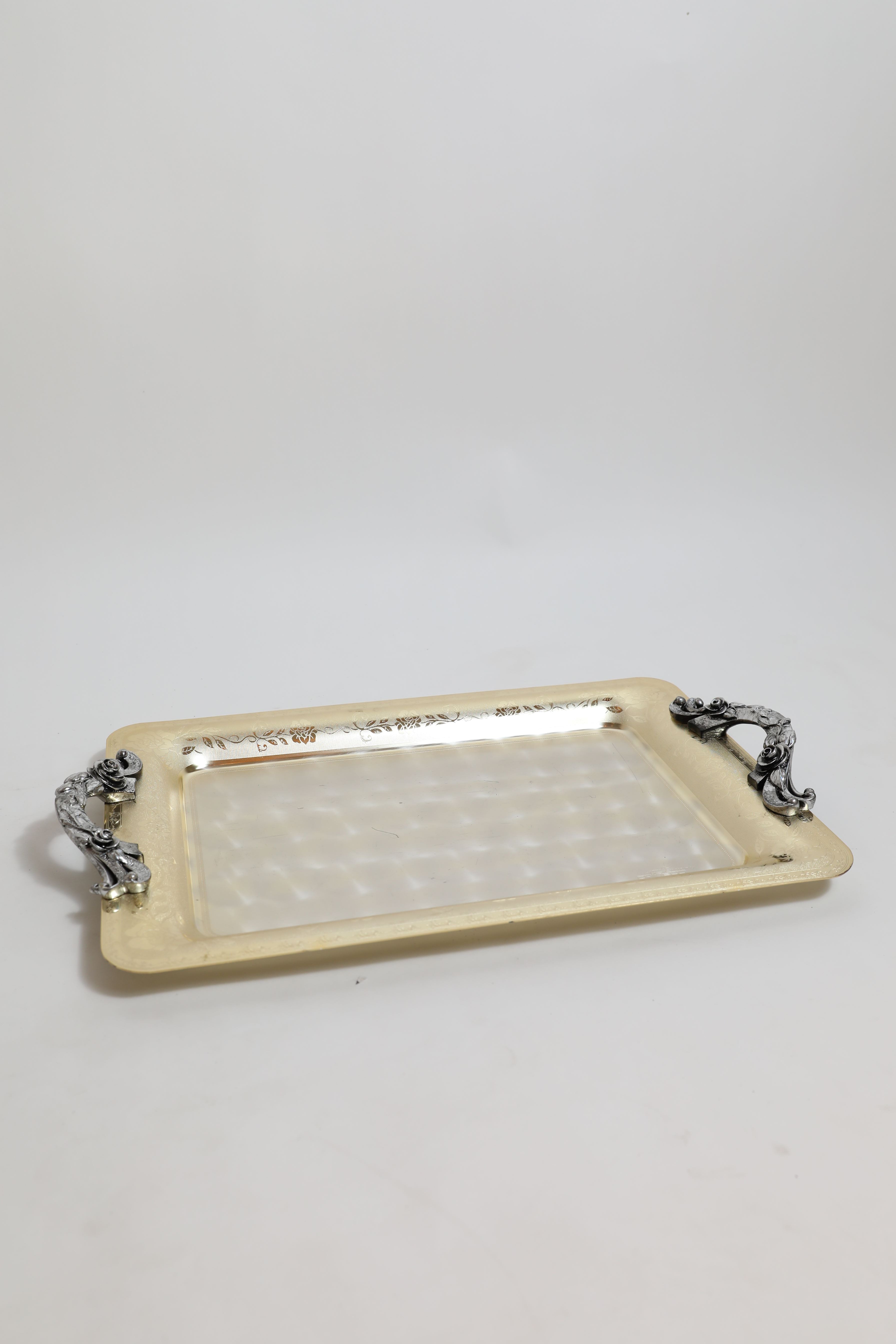 Antique Big Golden Tray – stylivingindia