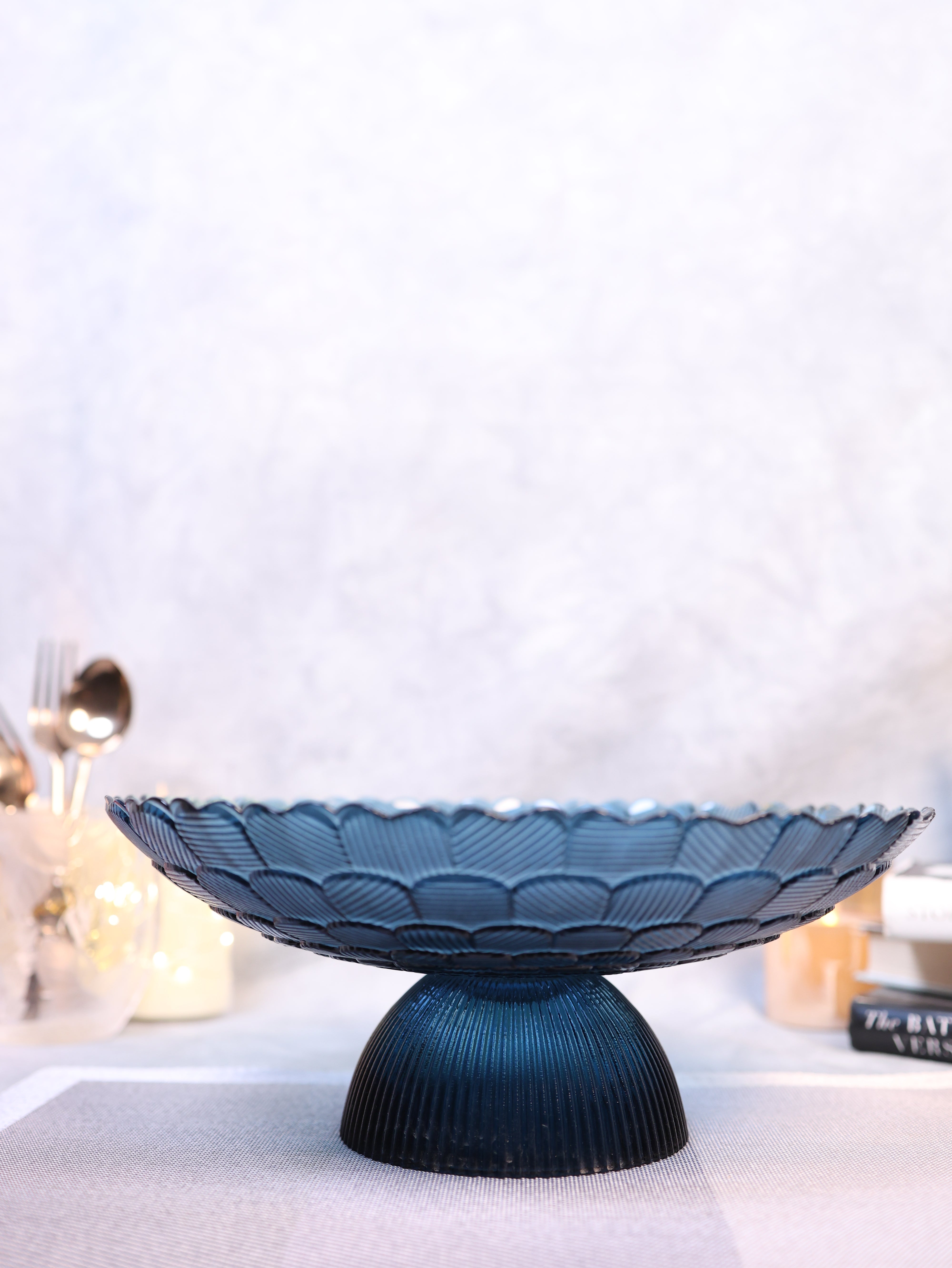 Dark Cyan Accent Serve Ware (Large) – stylivingindia