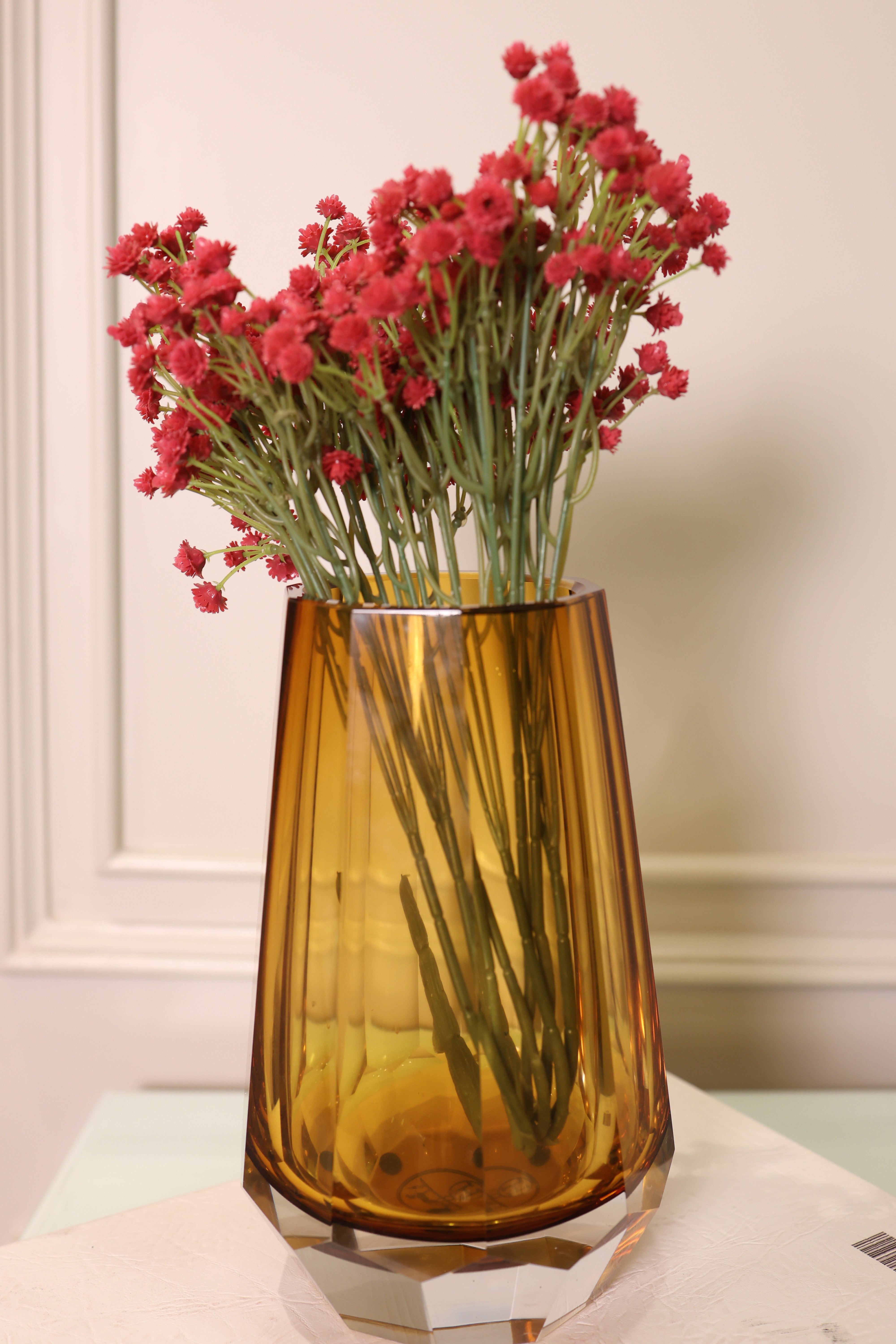 Luminous Amber Vases – stylivingindia