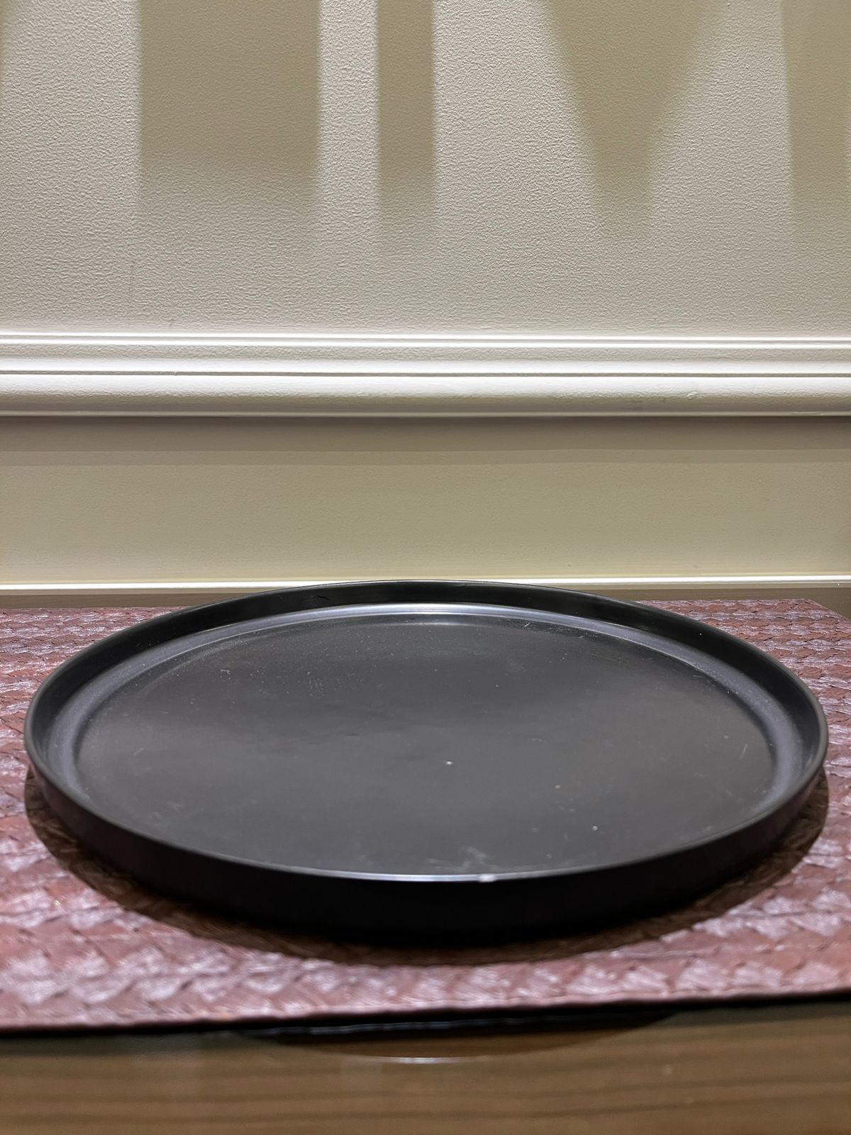 Aura Black Half Plate – stylivingindia